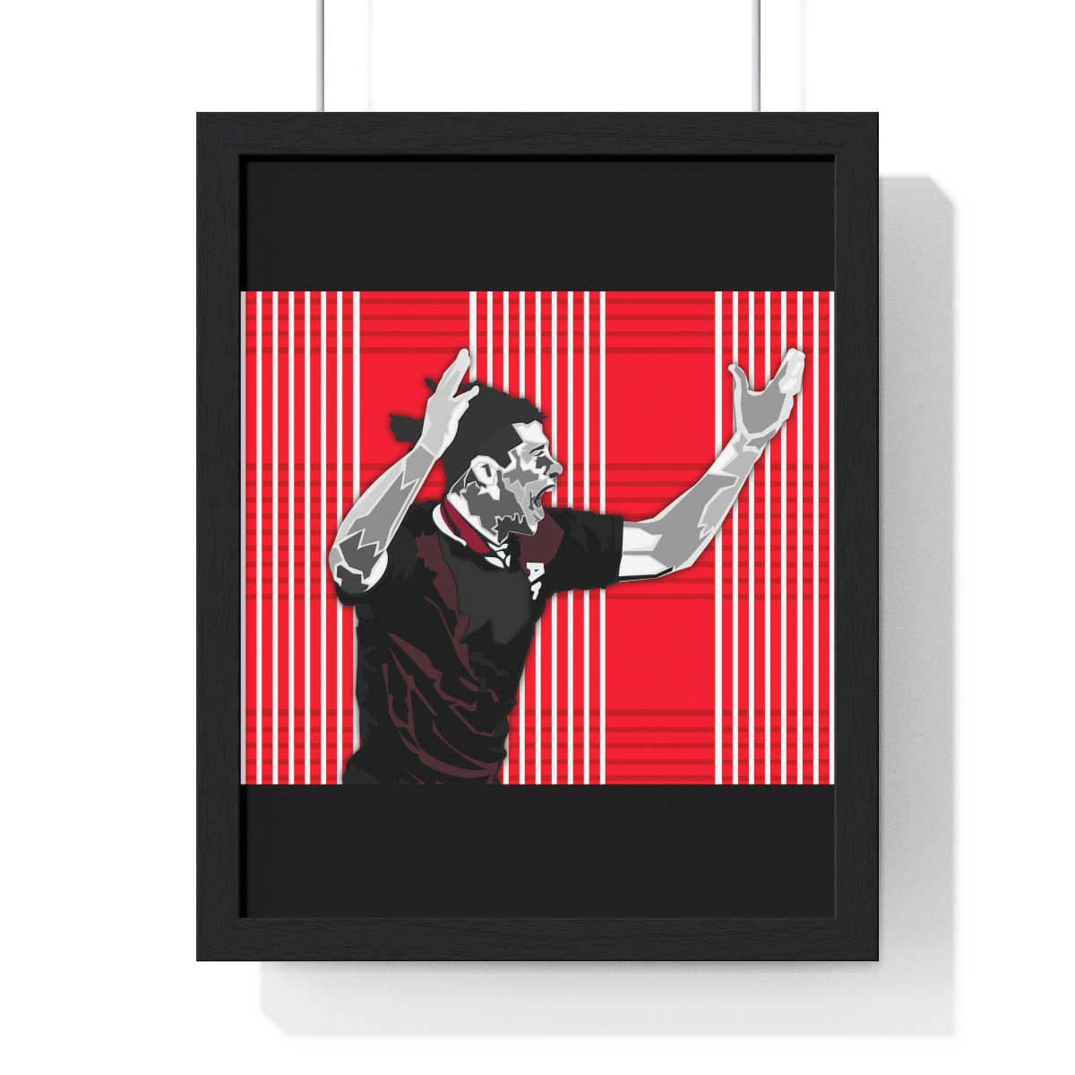 Frank Rijkaard: The Dutch Defensive Maestro - Iconic Framed Artwork ...