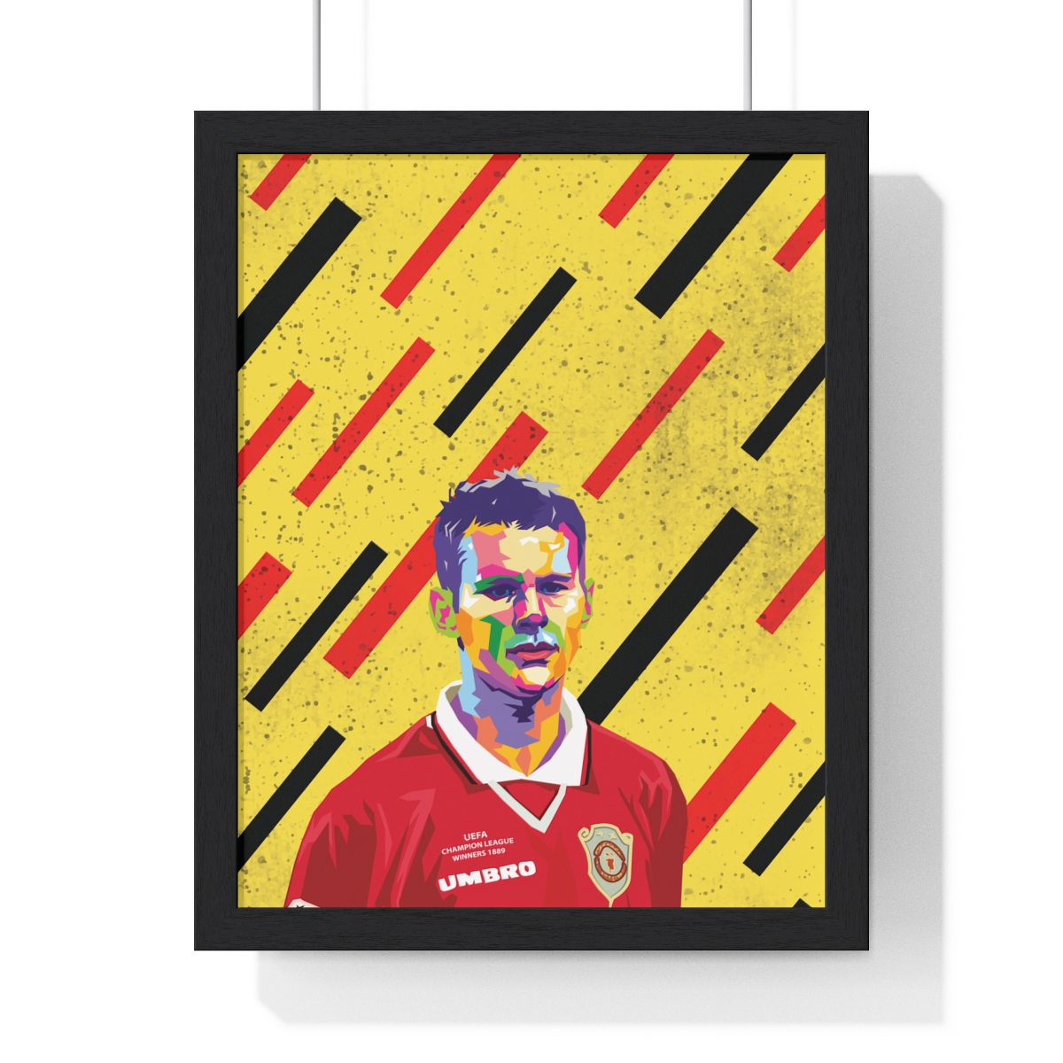 Iconic Ryan Giggs Framed Artwork - Football Bloody Hell