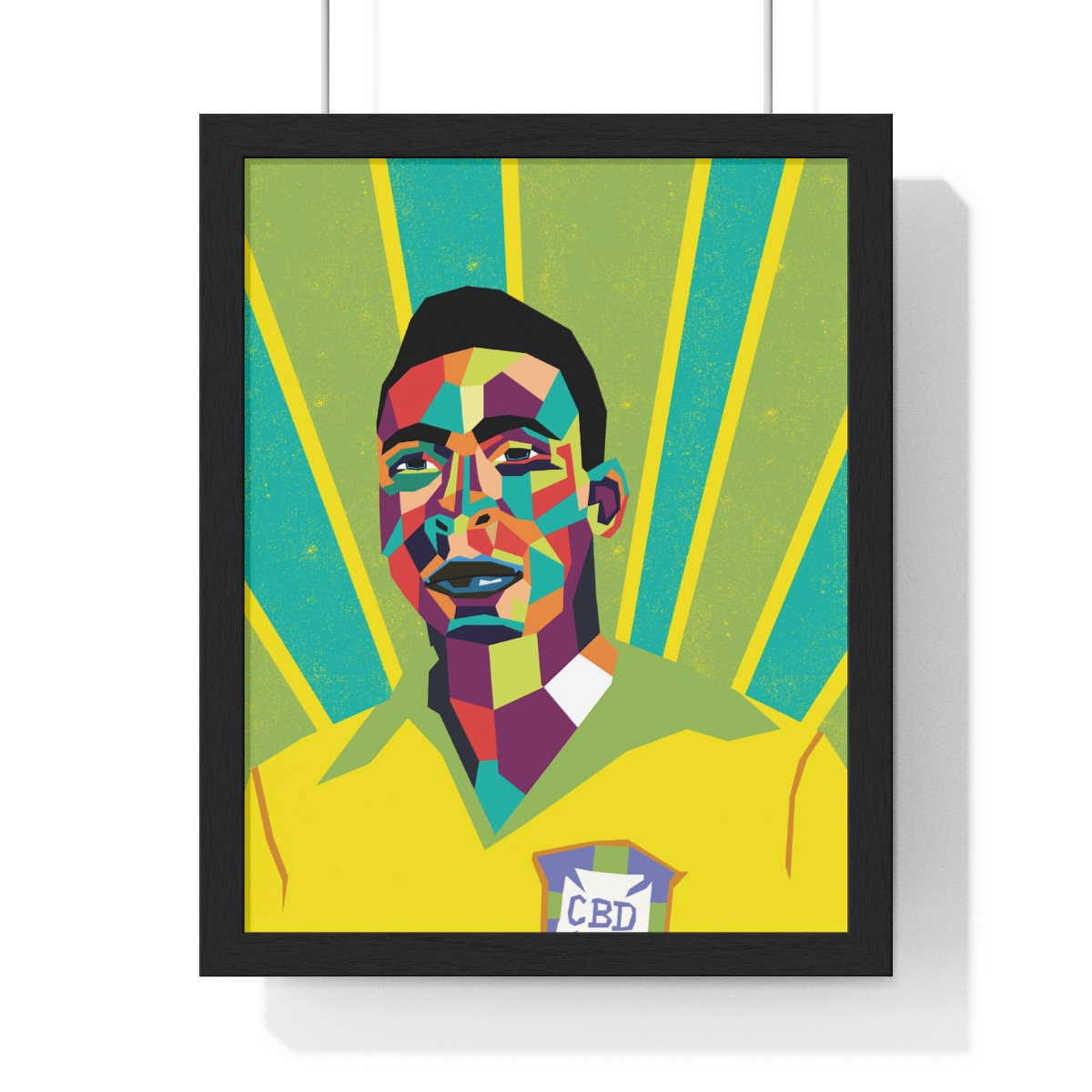 ICONIC PELE Framed Artwork - Football Bloody Hell