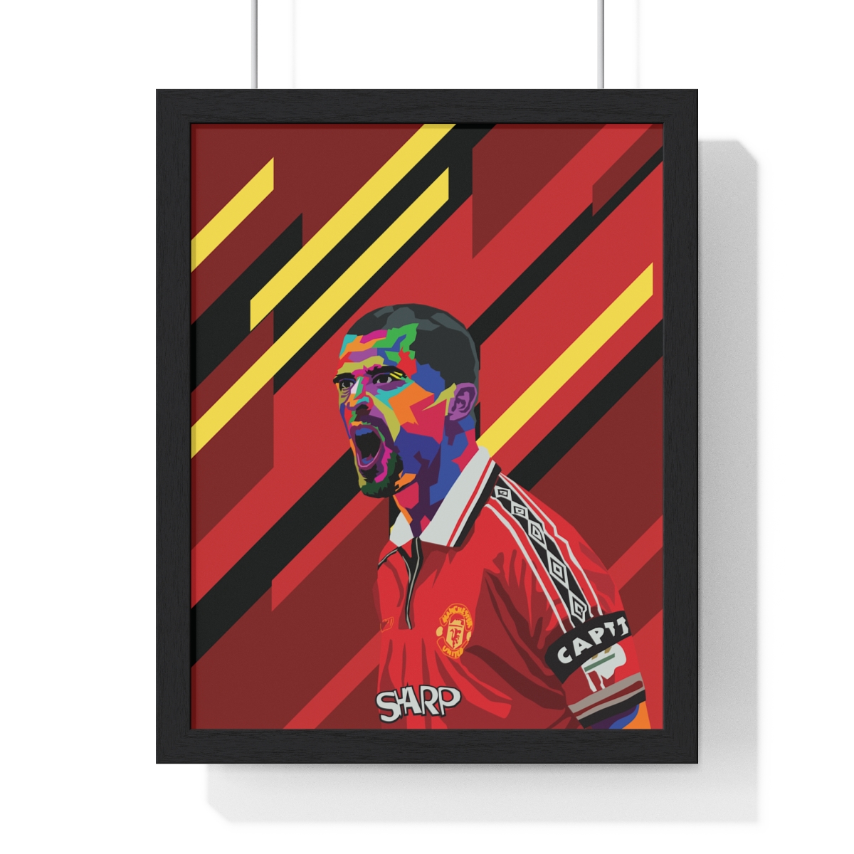 Iconic Roy Keane Framed Artwork - Football Bloody Hell