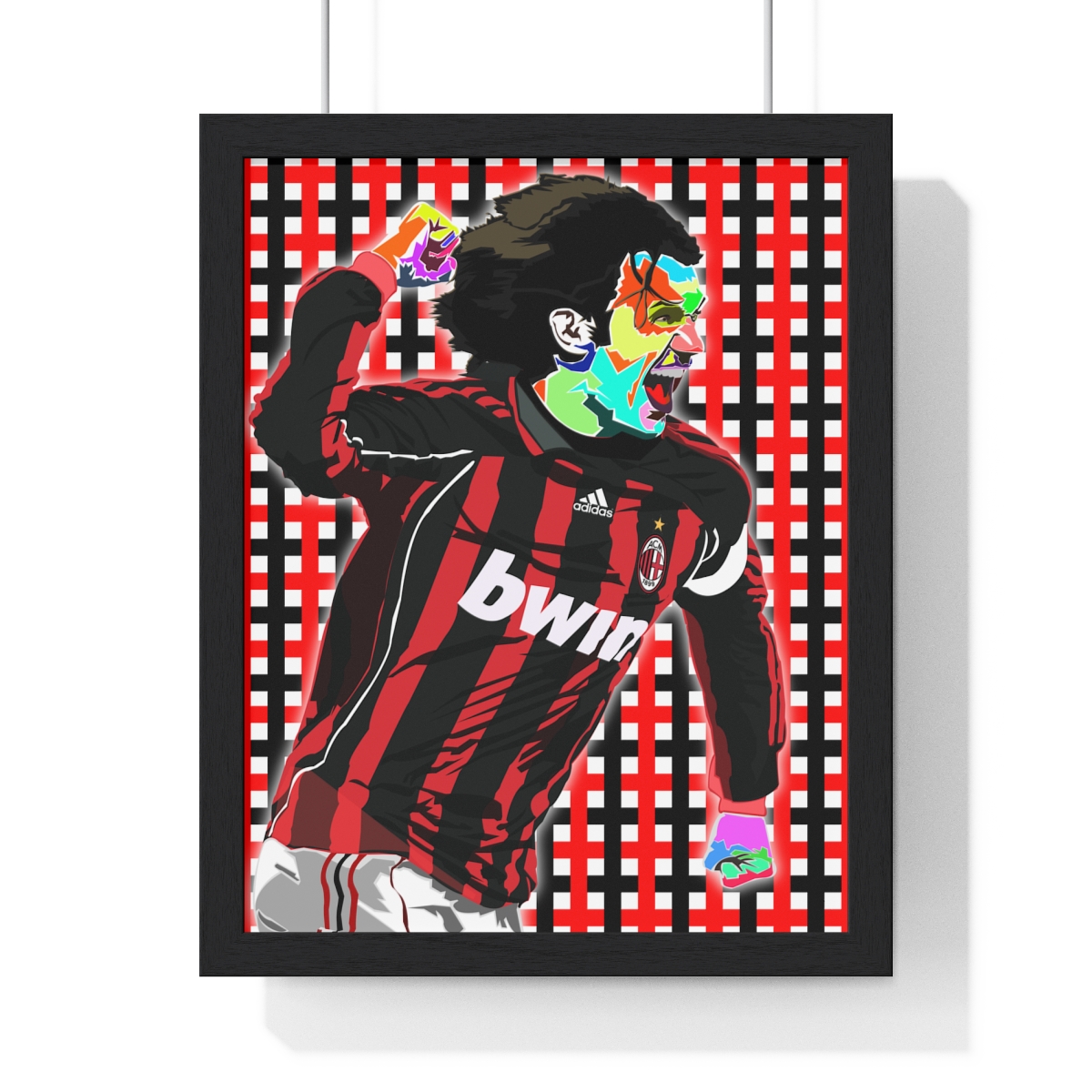 Paolo Maldini: The Defensive Maestro - Iconic Framed Artwork - Football ...