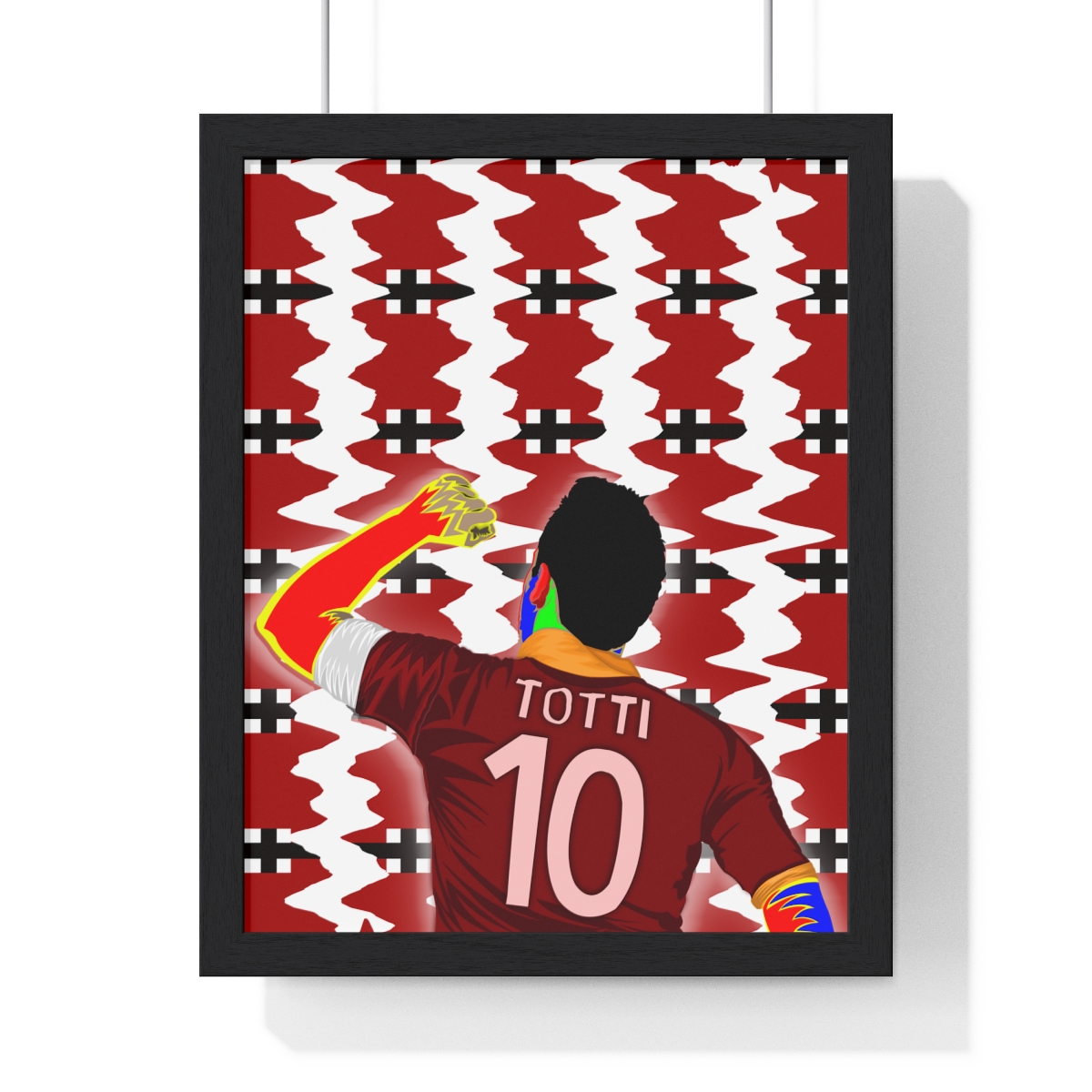 Francesco Totti: Eternal Roma Hero - Iconic Framed Artwork - Football ...