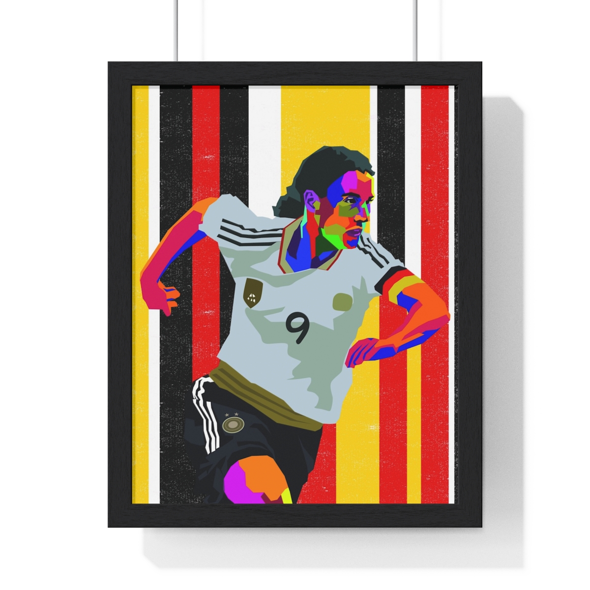 Birgit Prinz: Women's Football Icon - Iconic Framed Artwork - Football ...
