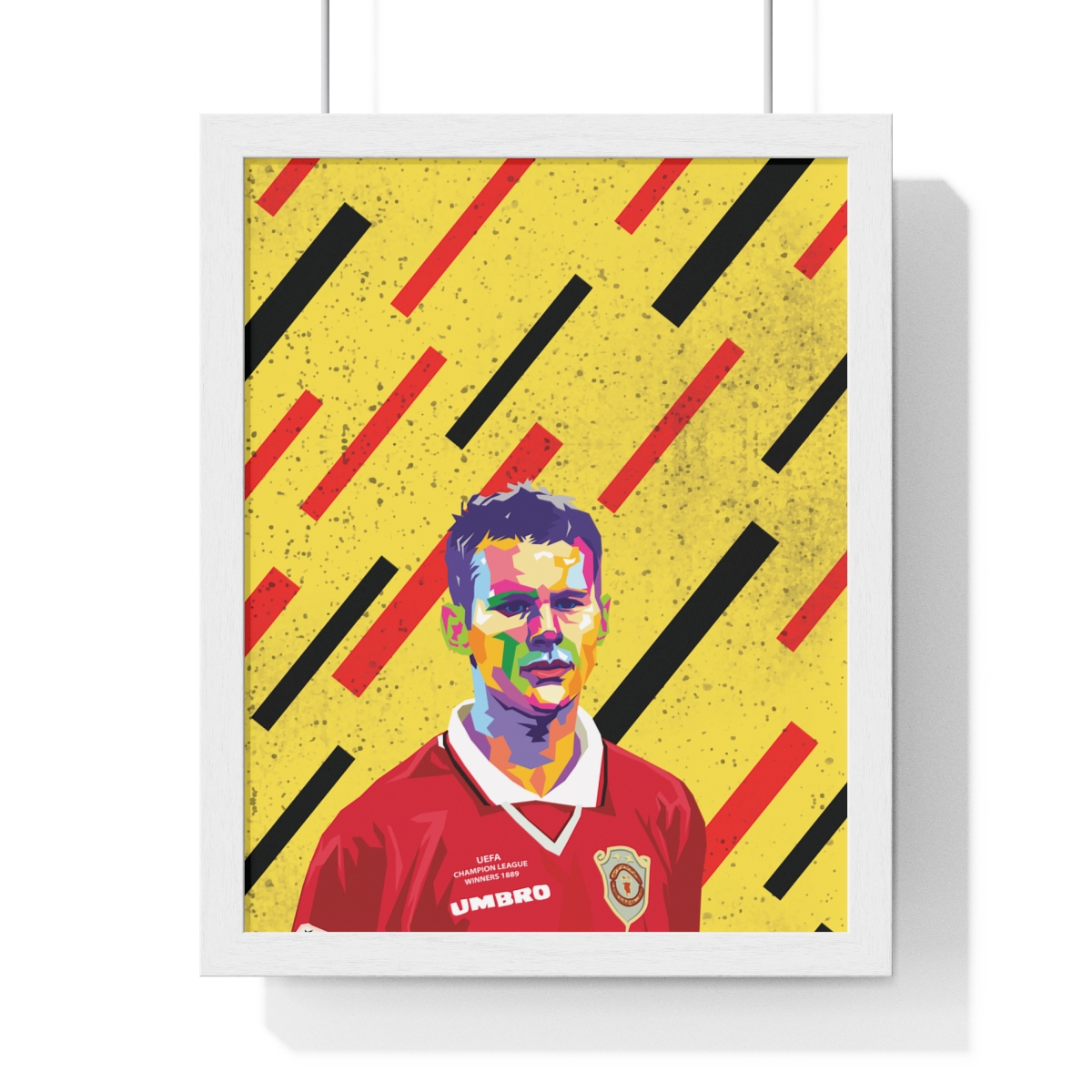 Iconic Ryan Giggs Framed Artwork - Football Bloody Hell