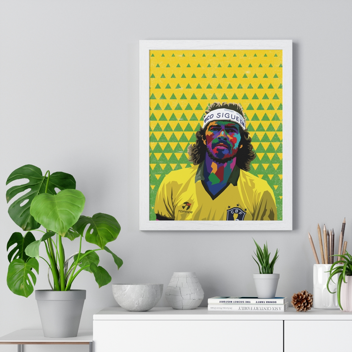 ICONIC SOCRATES Framed Artwork - Football Bloody Hell
