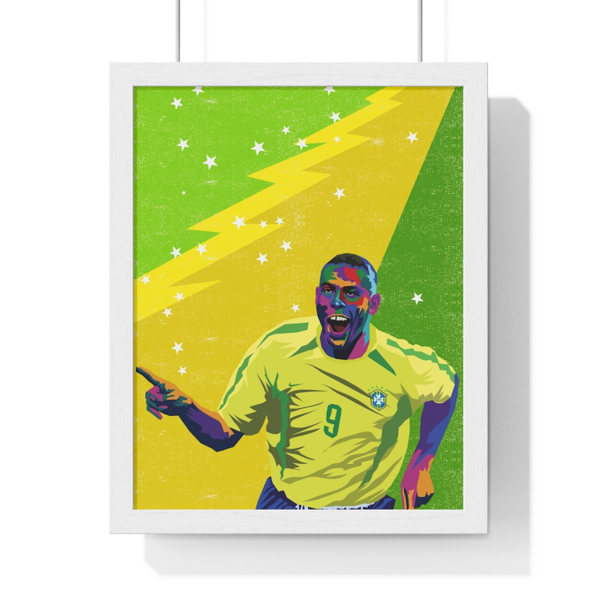 Iconic Ronaldo Framed Artwork - Football Bloody Hell