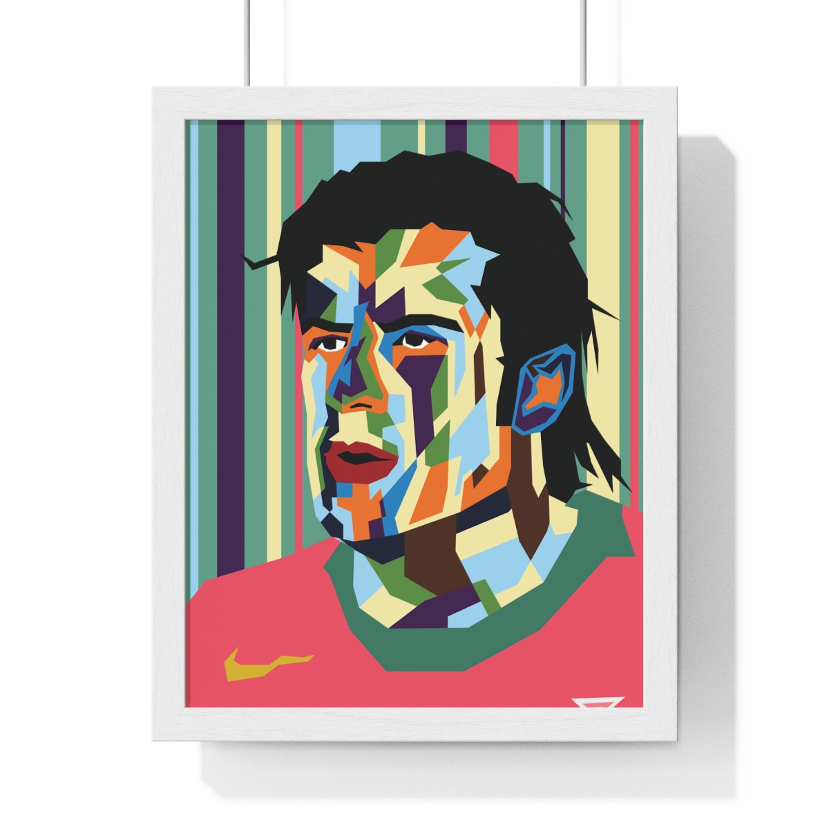 Iconic Luis Figo Framed Artwork - Football Bloody Hell