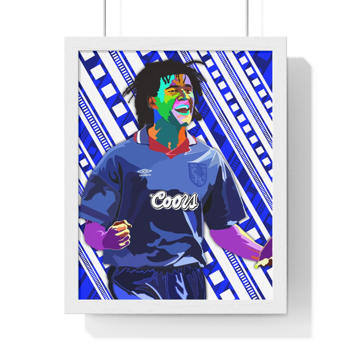 Ruud Gullit: The Dutch Football Icon - Iconic Framed Artwork - Football ...