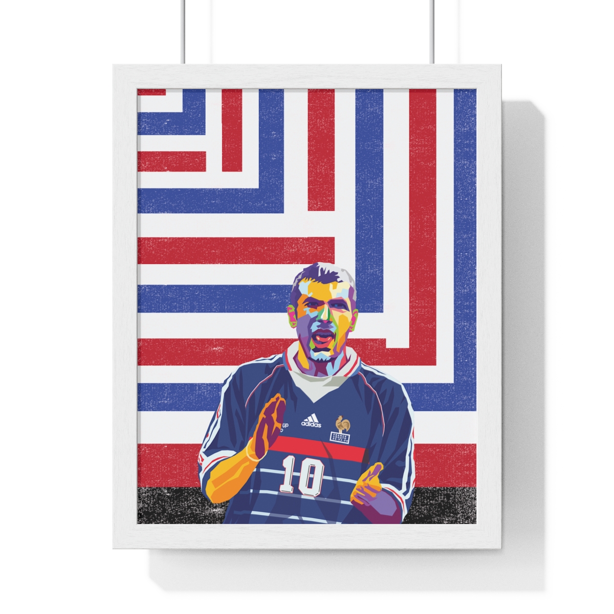 Zinedine Zidane: The Maestro of the Midfield - Iconic Framed Artwork ...