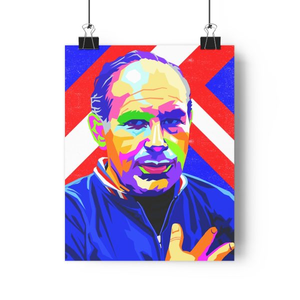 Iconic Sir Alf Ramsey Poster - Football Bloody Hell