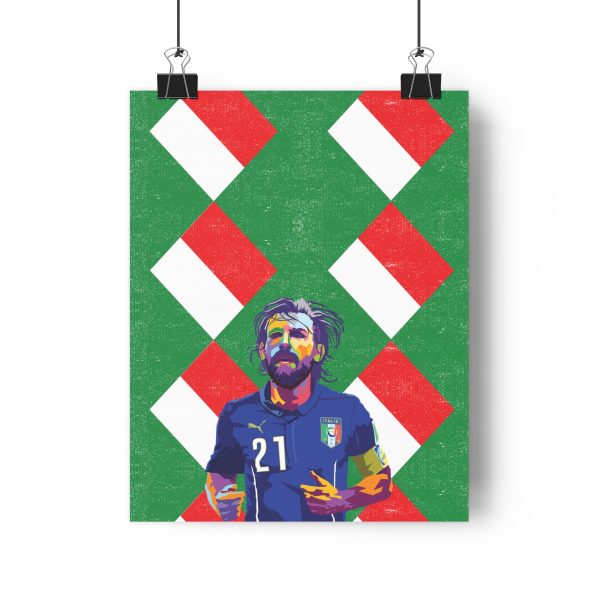 Andrea Pirlo: The Maestro's Symphony Poster - Football Bloody Hell