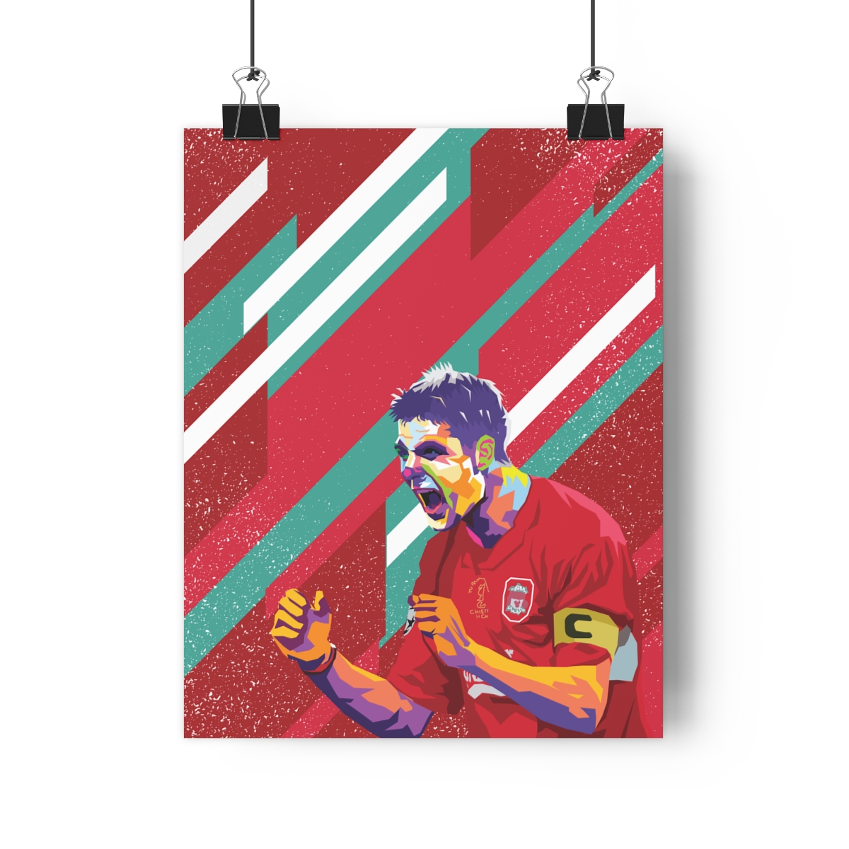 Steven Gerrard: Captain Fantastic Poster - Football Bloody Hell